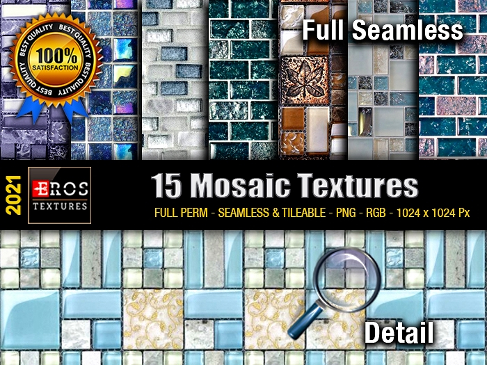 Second Life Marketplace - Mosaic Textures